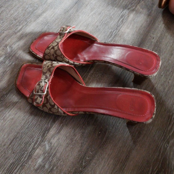 Coach | Shoes | Coach Mini Heels | Poshmark